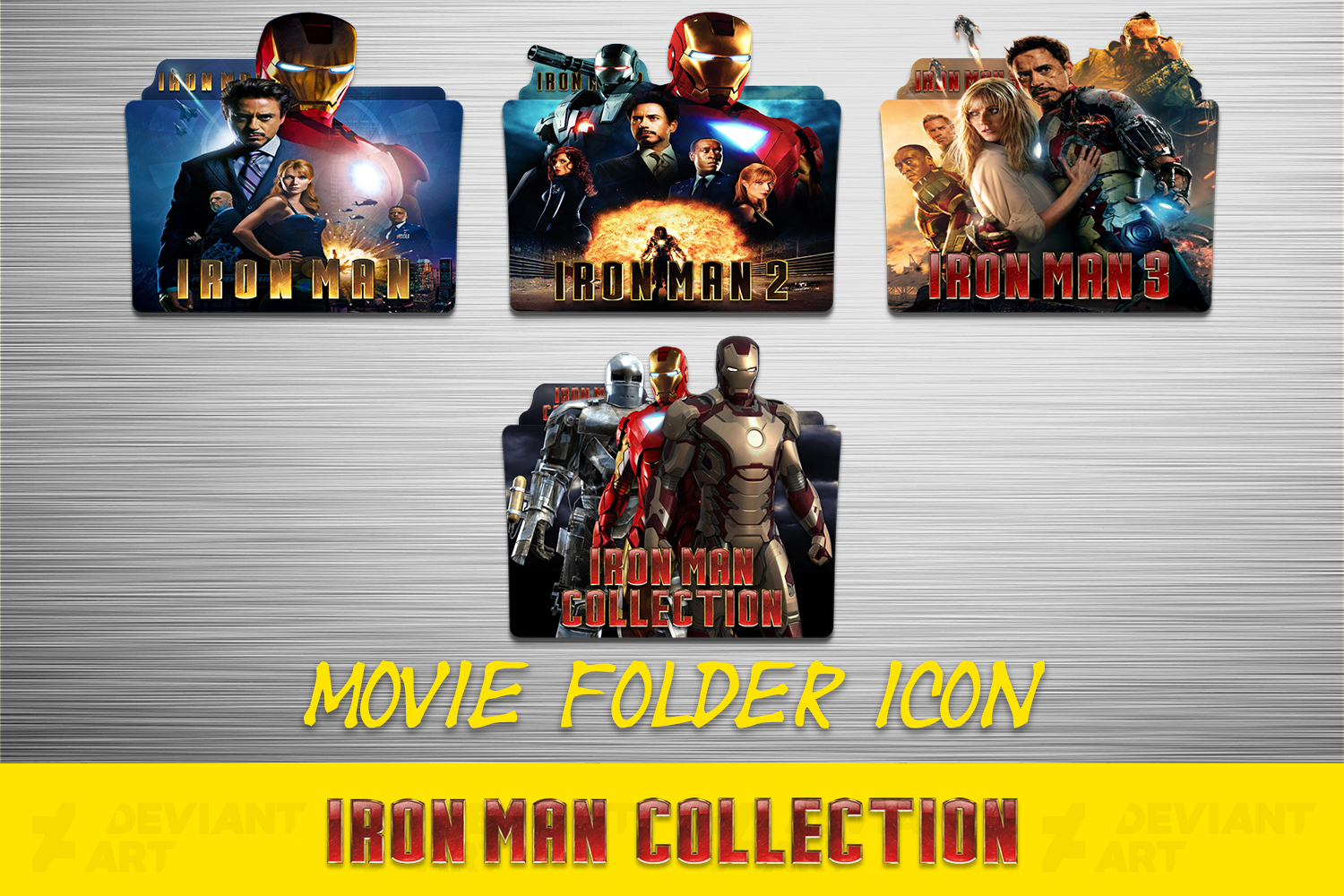 Iron Man Collection Folder Icon Pack by AhmtErnBrs60 on DeviantArt