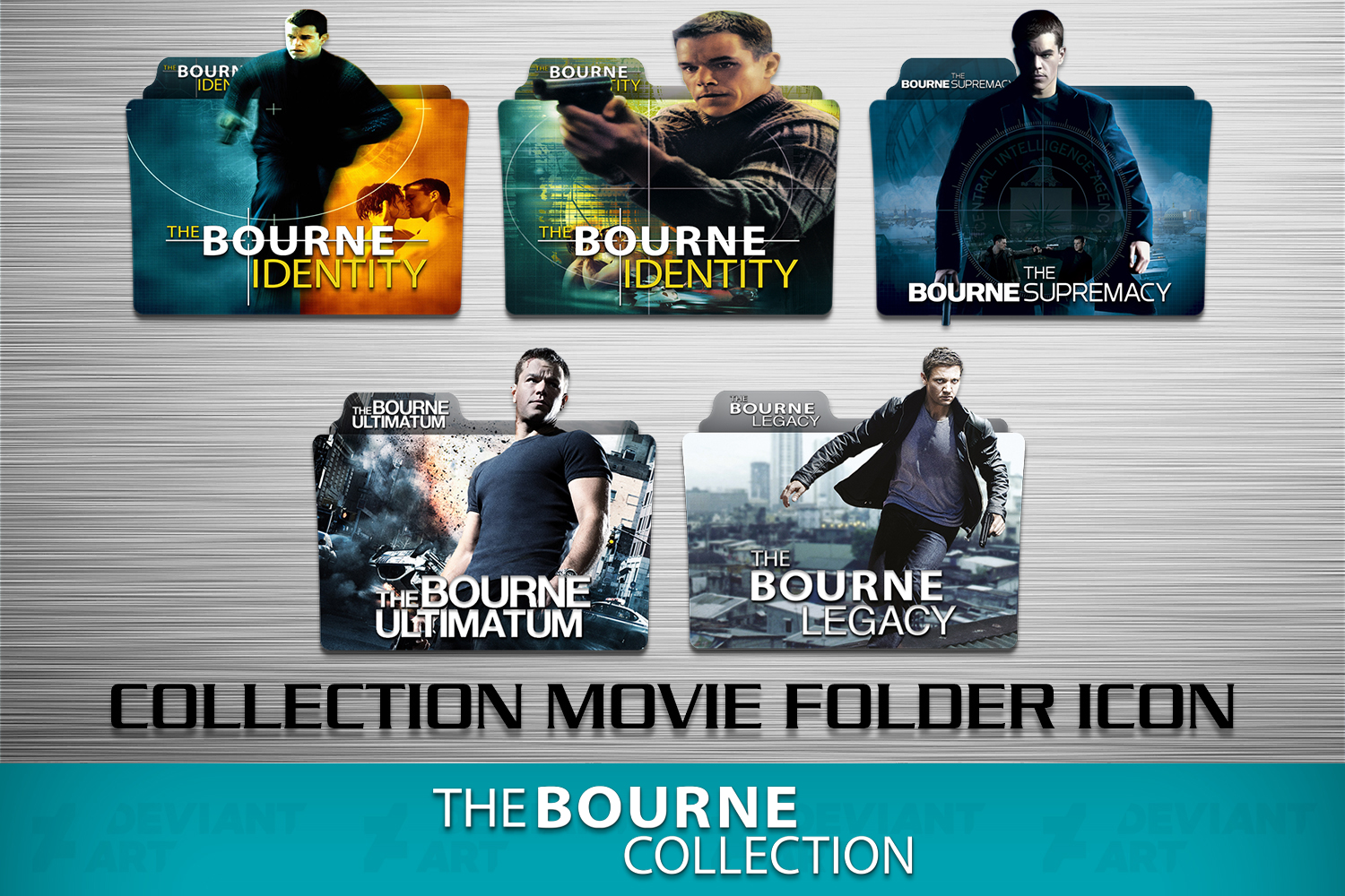 The Bourne Collection Folder Icon Pack by AhmtErnBrs60 on DeviantArt