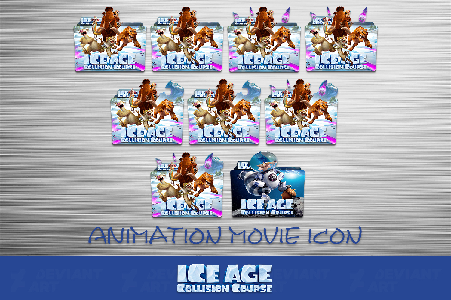 Ice Age Collision Course (2016) Folder Icon Pack by AhmtErnBrs60 on ...