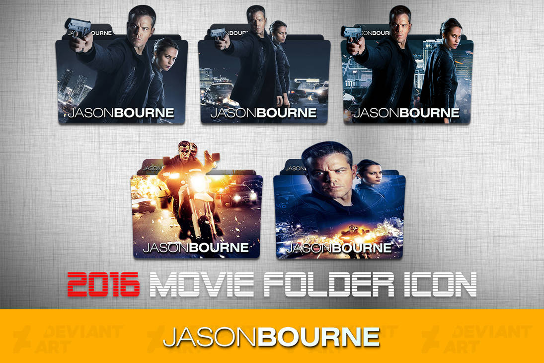 Jason Bourne (2016) Folder Icon Pack by AhmtErnBrs60 on DeviantArt