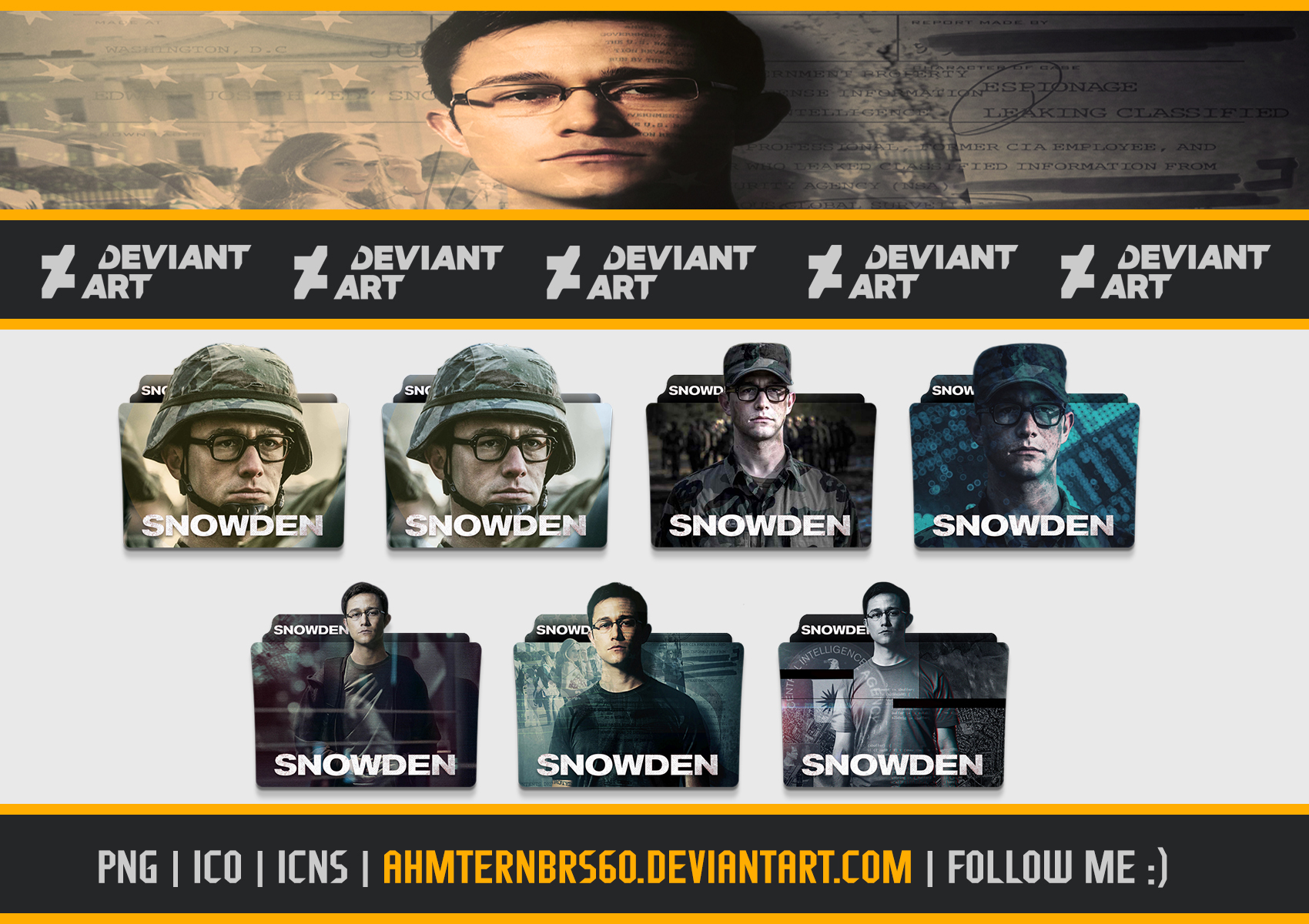 Snowden (2016) Folder Icon Pack by AhmtErnBrs60 on DeviantArt