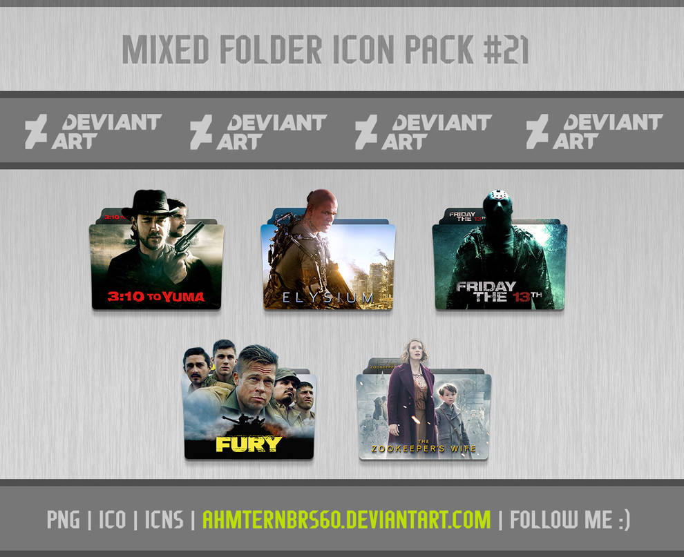 Mixed Folder Icon Pack #21 by AhmtErnBrs60 on DeviantArt