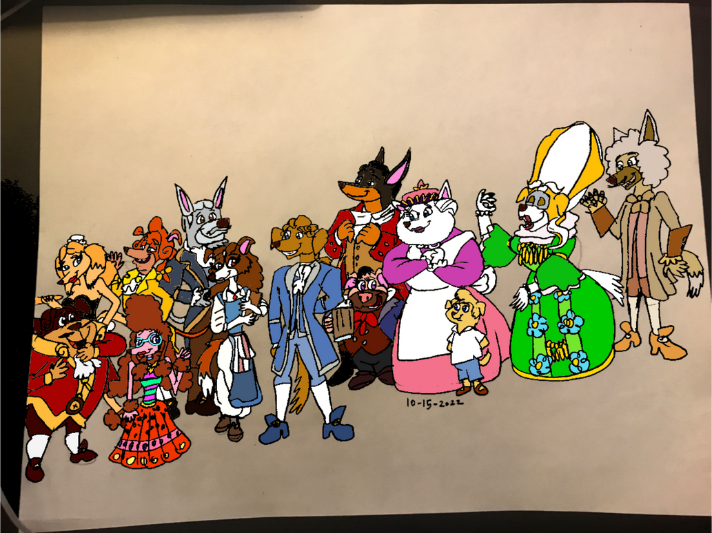 Beauty and the Beast (Main Cast) as Dogs by JDP2020 on DeviantArt