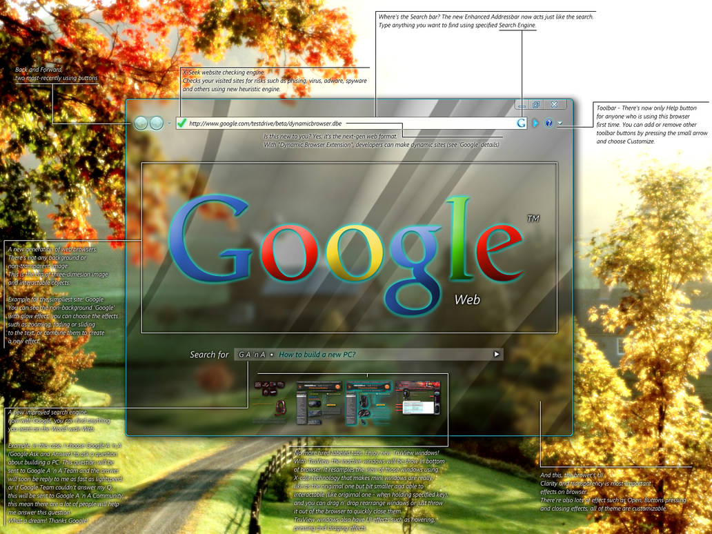 Dynamic Browser Concept Prev. by ArchangelX2 on DeviantArt