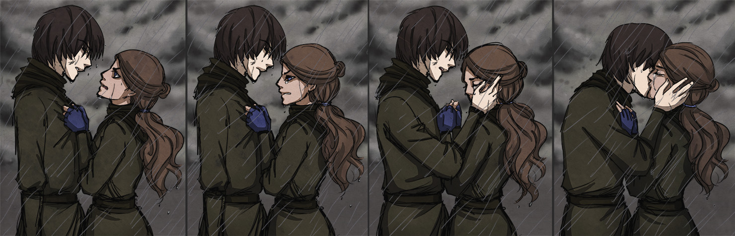 Ninja First Kiss by abbydepp on DeviantArt