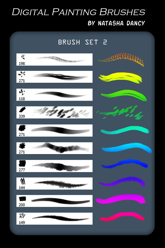 Digital Painting Brush Set 2 by Natashane on DeviantArt