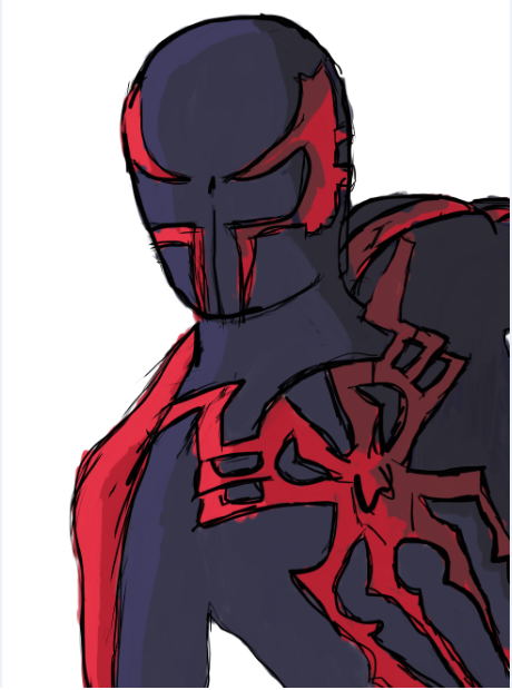 Spider-man 2099 Primera Vez Usando Sombras by JSmanga1014 on DeviantArt
