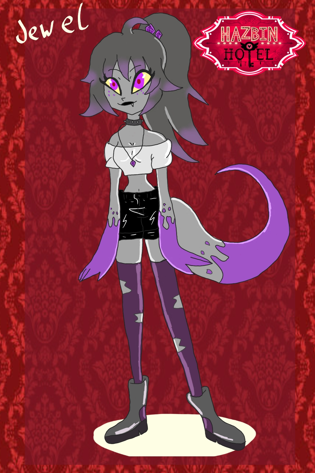 Hazbin Hotel Oc by Jempower on DeviantArt
