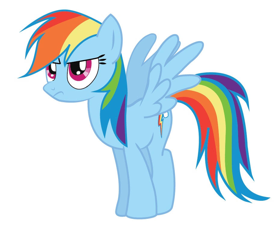 Frustrated Rainbow Dash by DeJiKo07 on DeviantArt