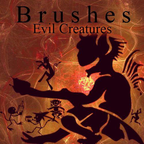 Evil Creatures Brushes by livyer on DeviantArt