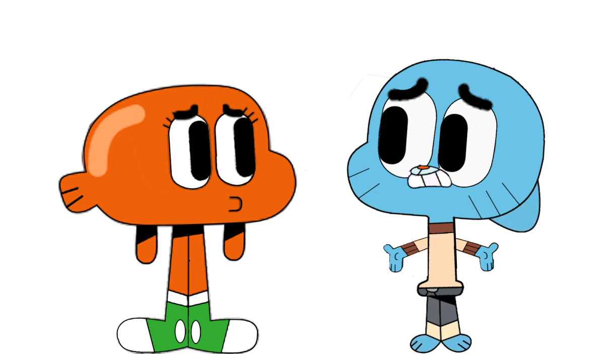 Gumball Talking to darwin about somthing serious by CB2477 on DeviantArt