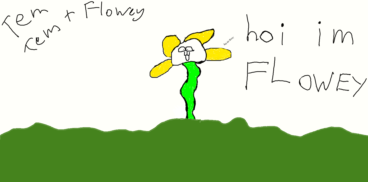 Temmie + FLOWEY by Dragoslayer644 on DeviantArt