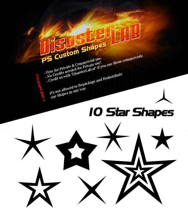 10 Star Shapes by DisasterLab on DeviantArt