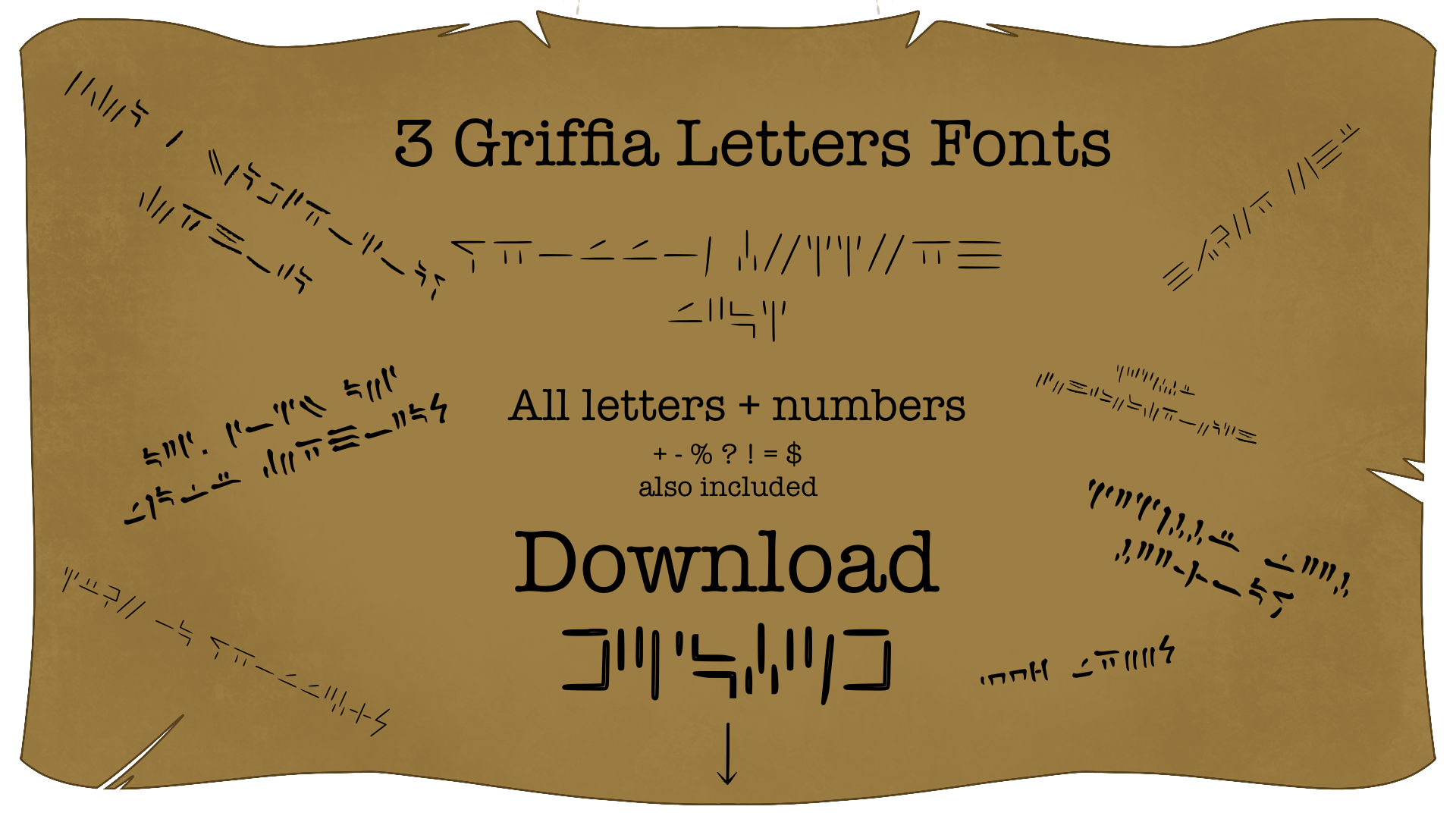 3 Griffia Fonts (Free) by LunarNorthstar on DeviantArt
