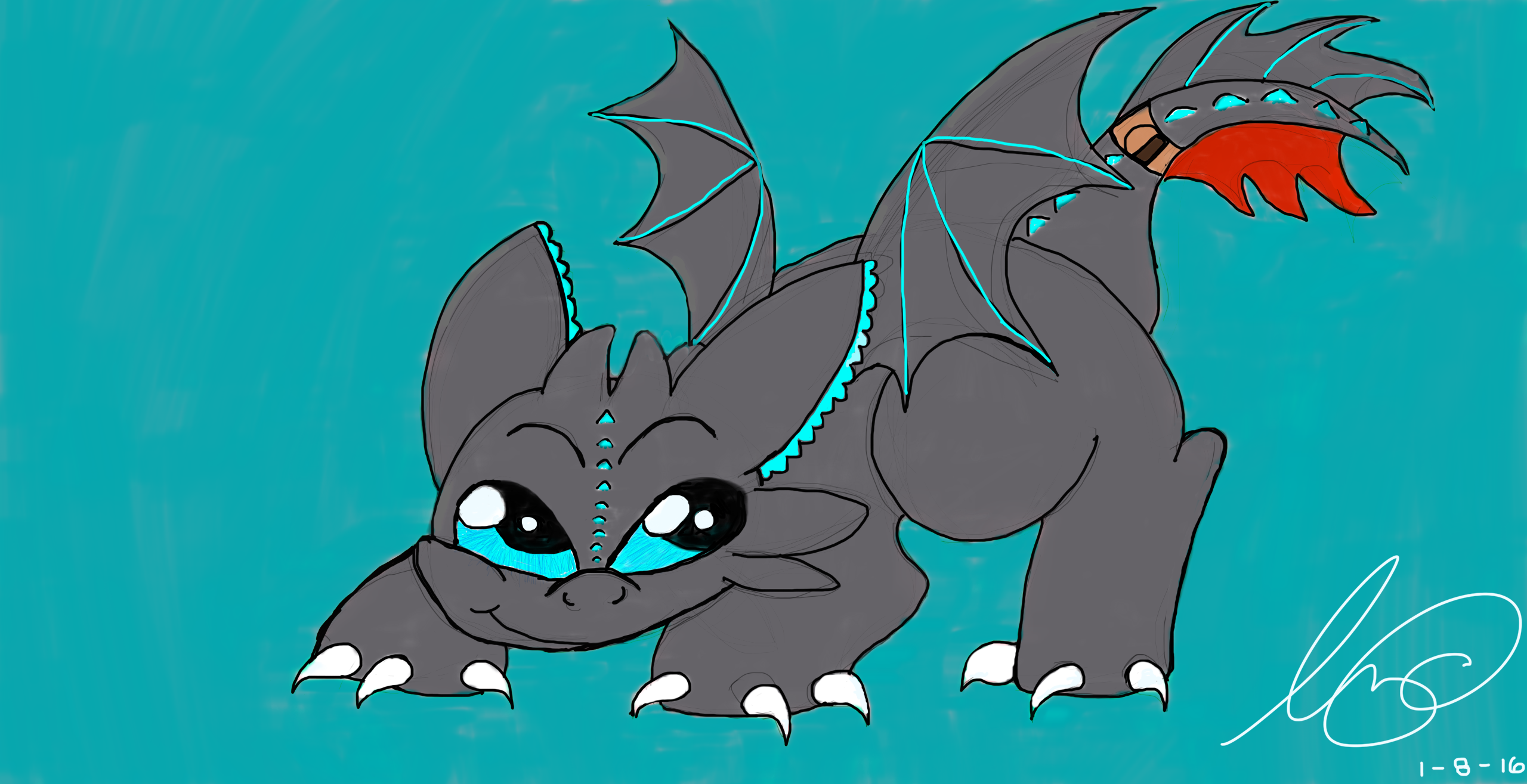httyd young toothless by SydneyPaullet on DeviantArt