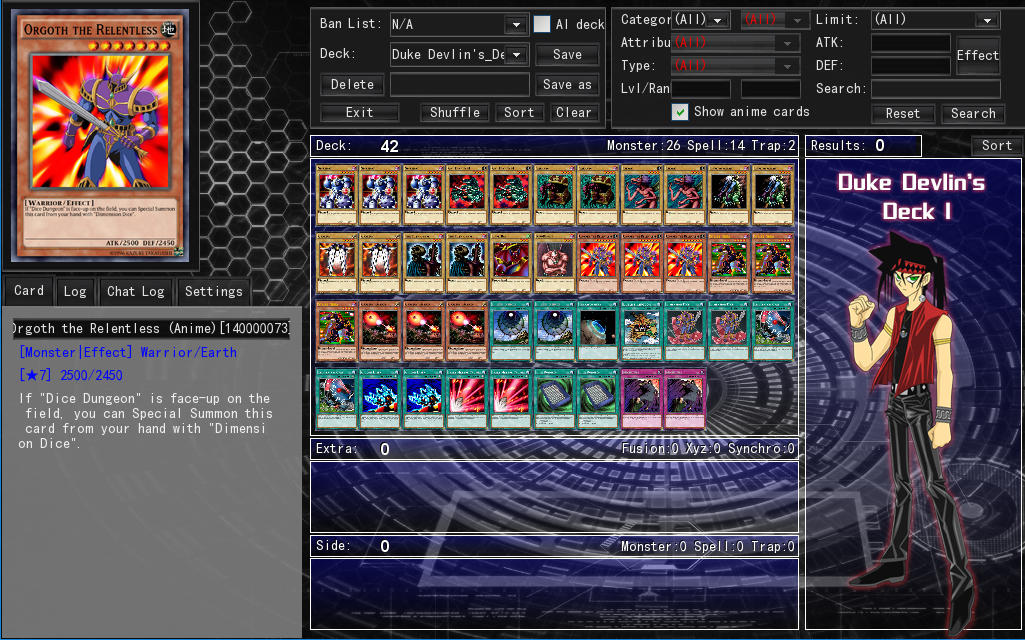 Duke Devlin's Anime Deck 1 by Septimoangel12 on DeviantArt