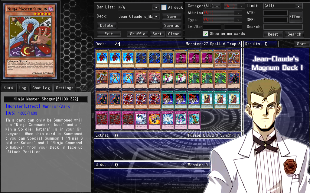 Jean-Claude's Magnum Anime Deck 1 by Septimoangel12 on DeviantArt