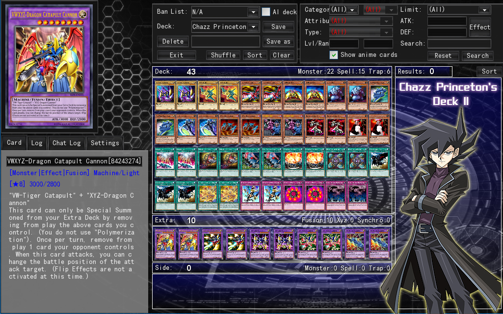 Chazz Princeton's Deck 2 by Septimoangel12 on DeviantArt