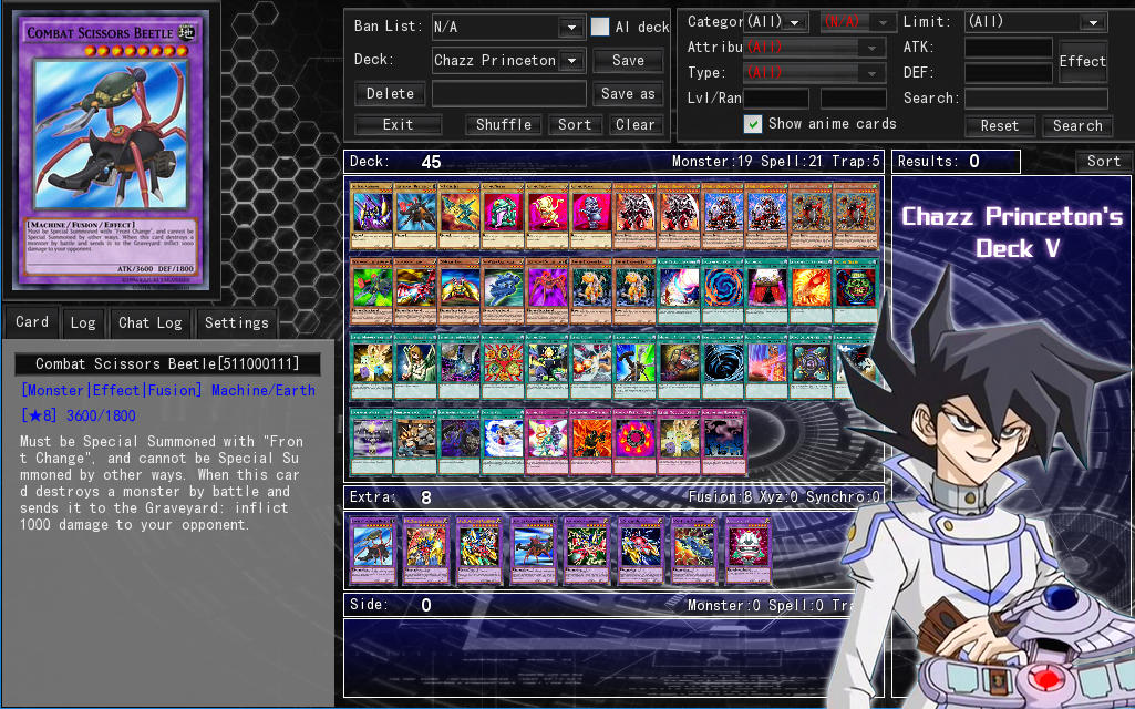 Chazz Princeton's Deck 5 by Septimoangel12 on DeviantArt