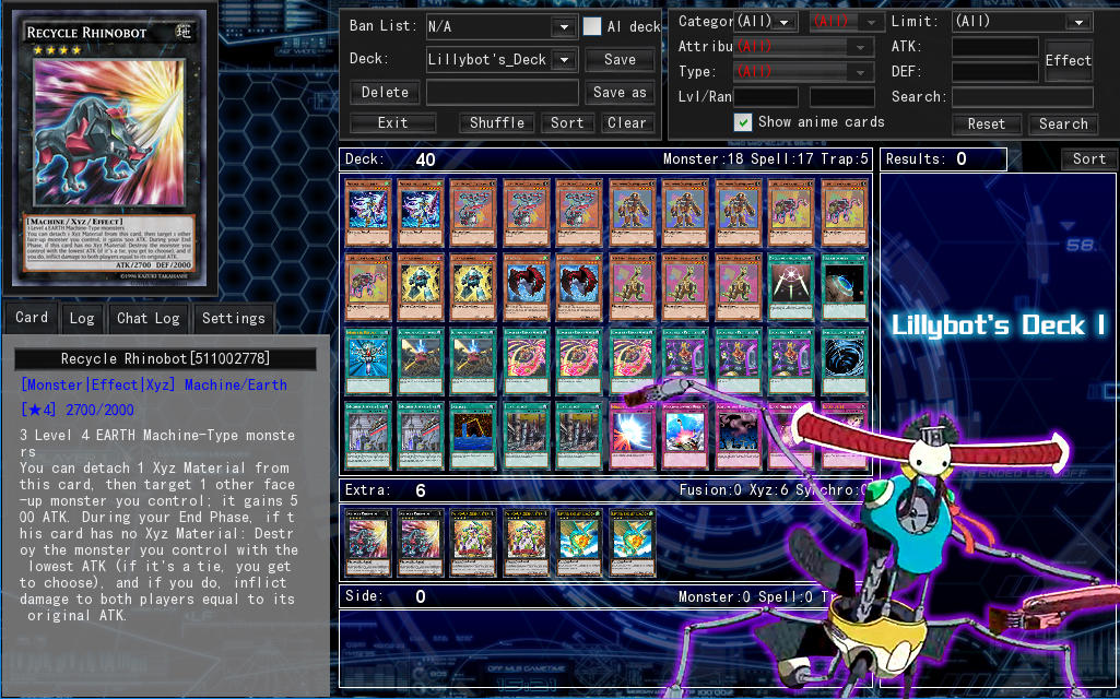 Lillybot's Deck 1 by Septimoangel12 on DeviantArt