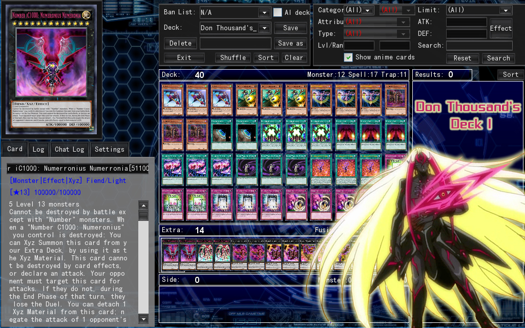 Don Thousand's Deck 1 by Septimoangel12 on DeviantArt