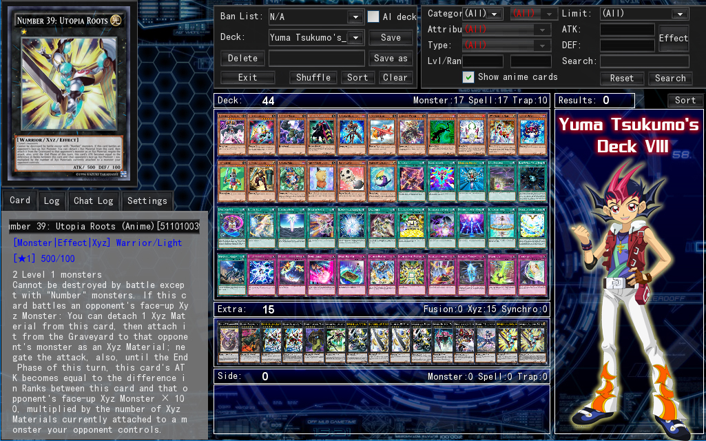 Yuma Tsukumo's Deck 8 by Septimoangel12 on DeviantArt
