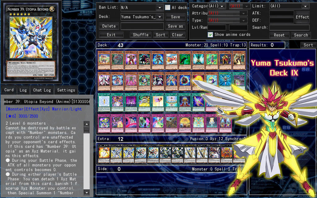 Yuma Tsukumo's Deck 9 by Septimoangel12 on DeviantArt