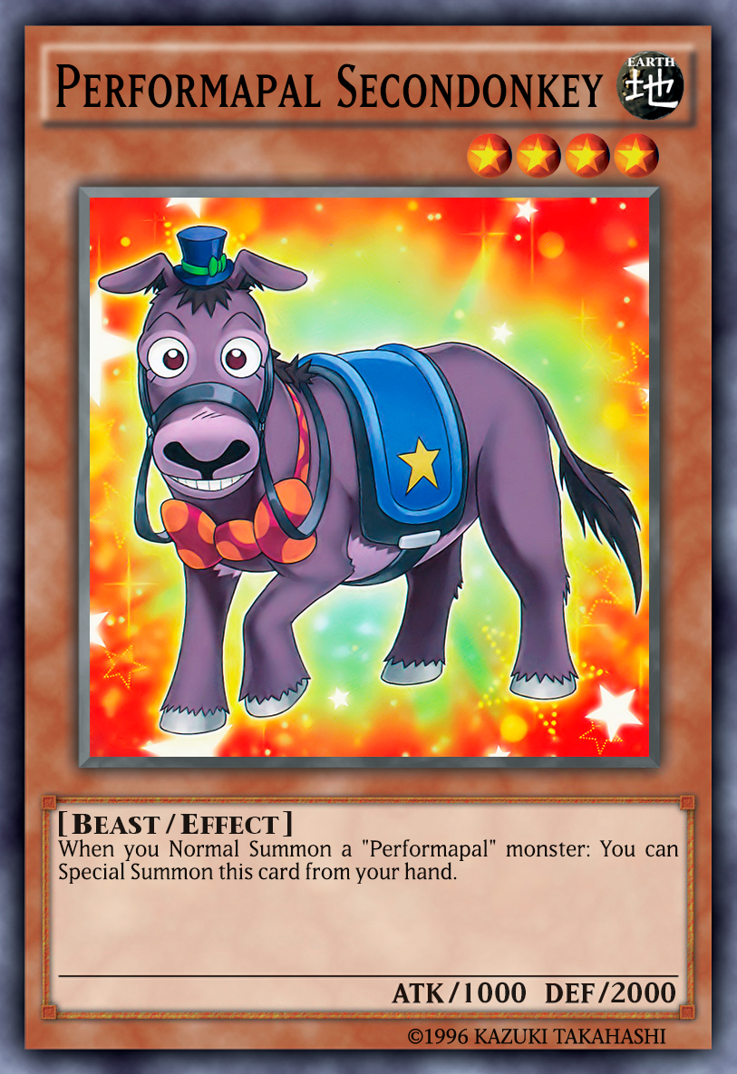 Performapal Secondonkey (Anime) by Septimoangel12 on DeviantArt