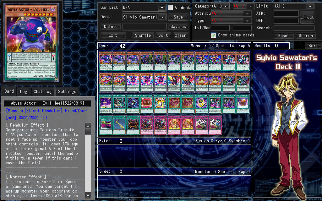 Sylvio Sawatari's Deck 3 by Septimoangel12 on DeviantArt