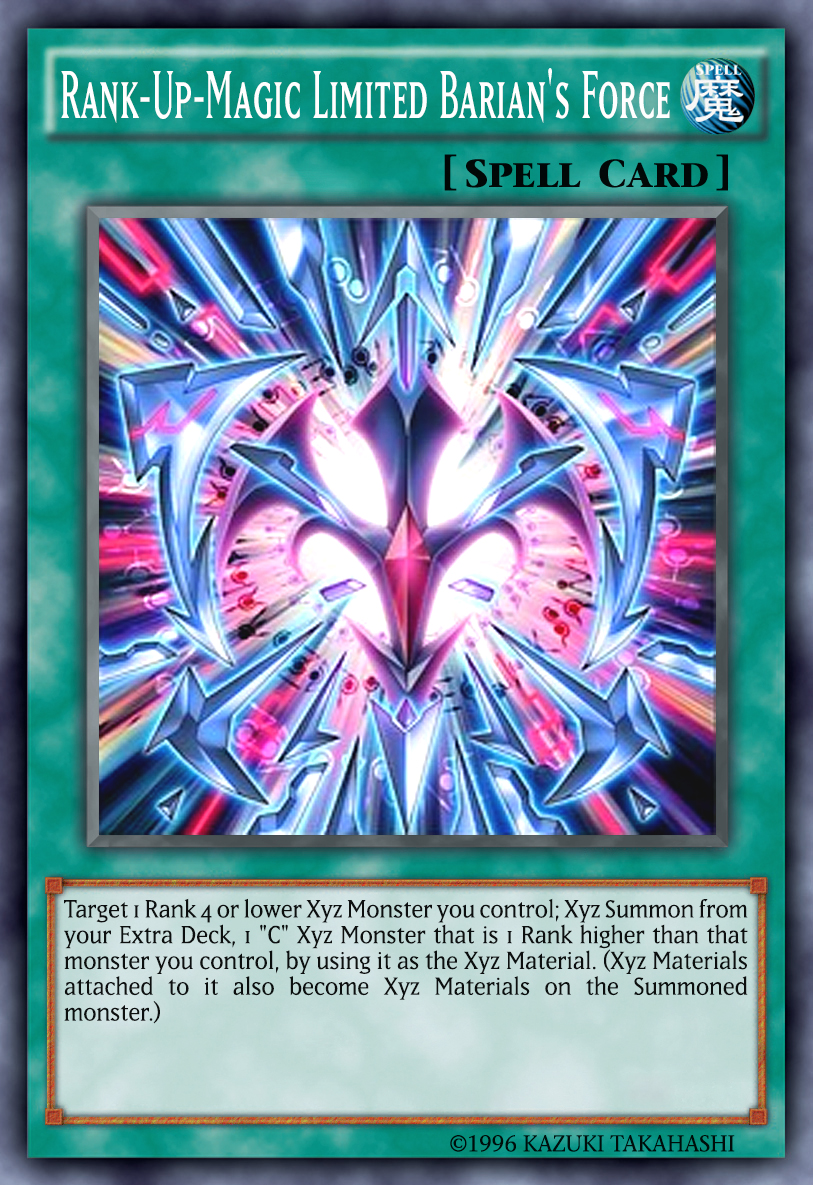 Rank-Up-Magic Limited Barian's Force (Anime) by Septimoangel12 on ...