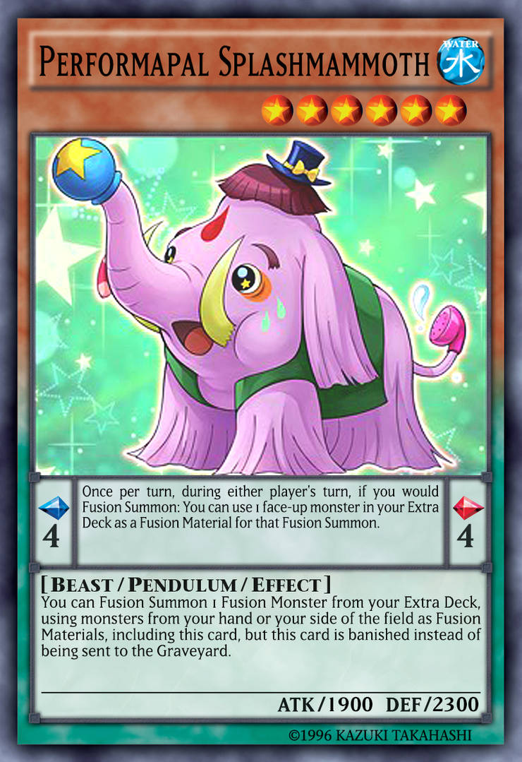 Performapal Splashmammoth (Anime) by Septimoangel12 on DeviantArt