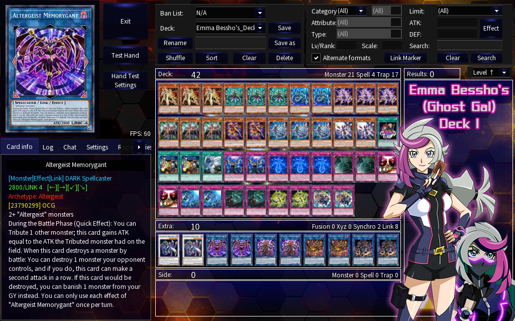 Emma Bessho's (Ghost Gal) Deck 01 by Septimoangel12 on DeviantArt