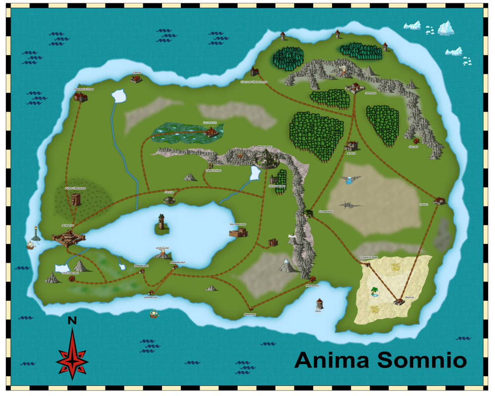 Anima Somnio-Map by EclairTheSlime on DeviantArt