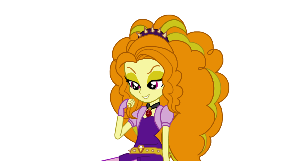 Adagio Dazzle - How Adorable - by l-Kazumi-l on DeviantArt