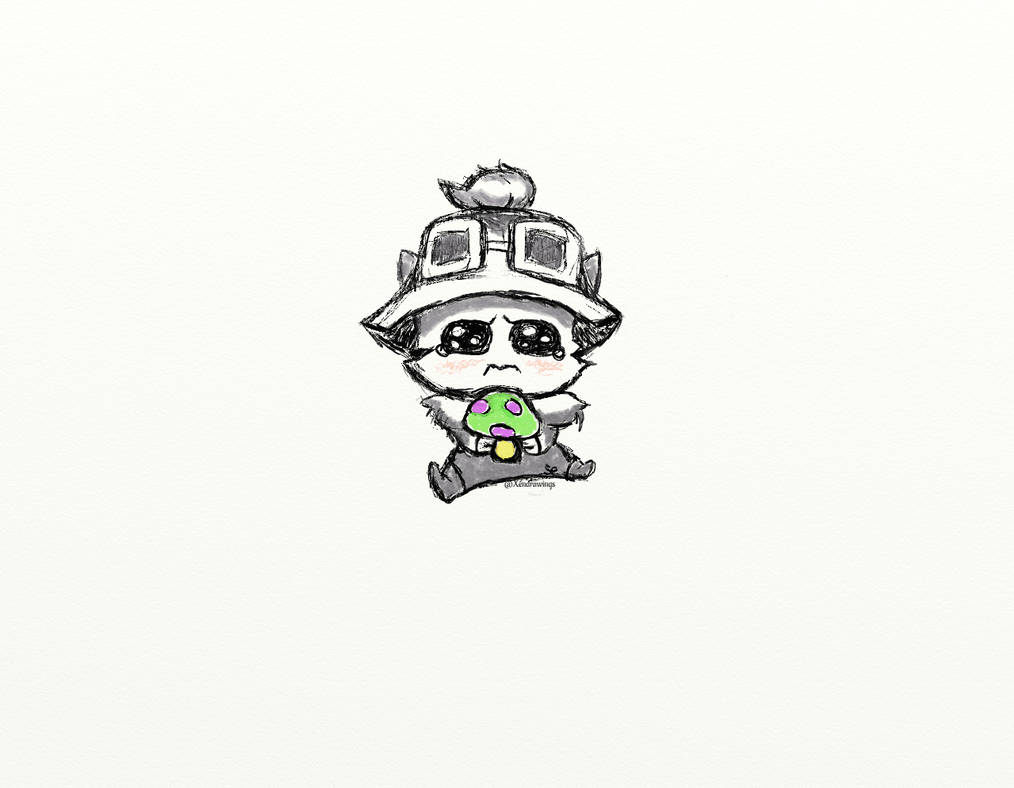 Sad Teemo by Xendrawings on DeviantArt