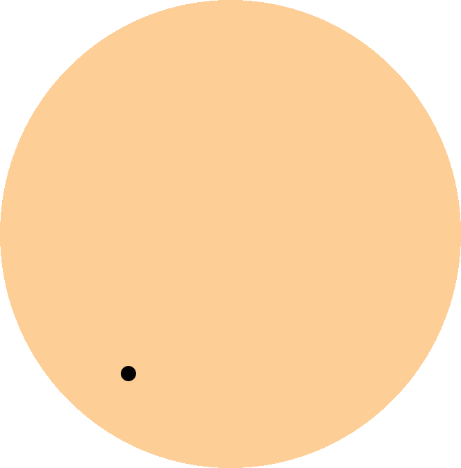 Tan Circle With Black Spot by convbobcat on DeviantArt