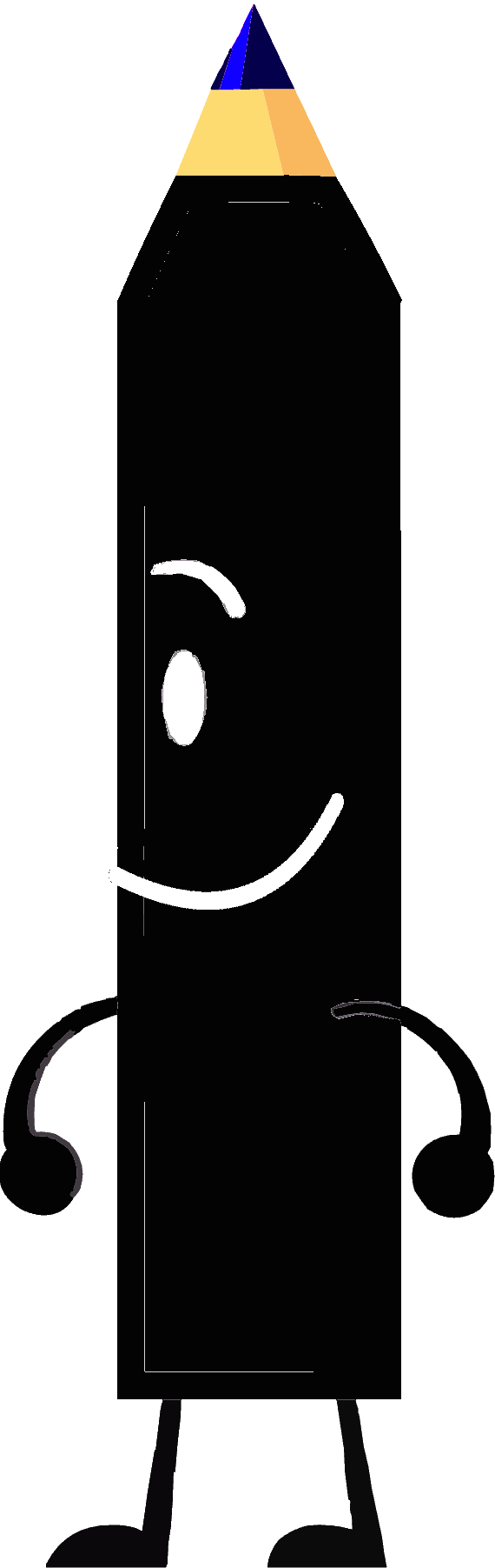 Navy Black And White Capless Pen by convbobcat on DeviantArt