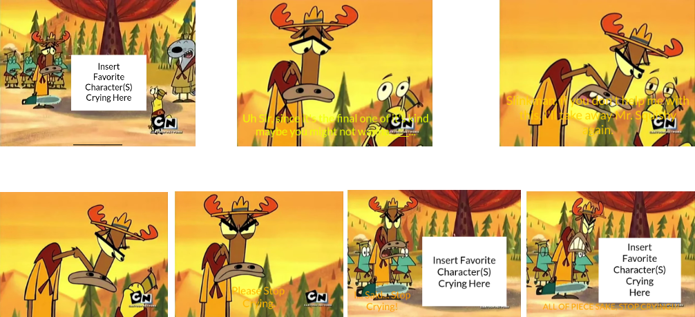 Scoutmaster Lumpus Yells Someone Not To Cry Meme by convbobcat on ...