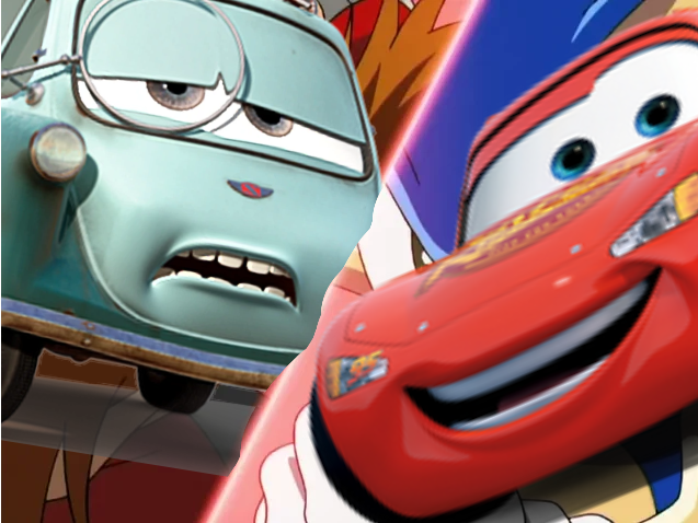 Lightning McQueen Vs. Professor Z by convbobcat on DeviantArt