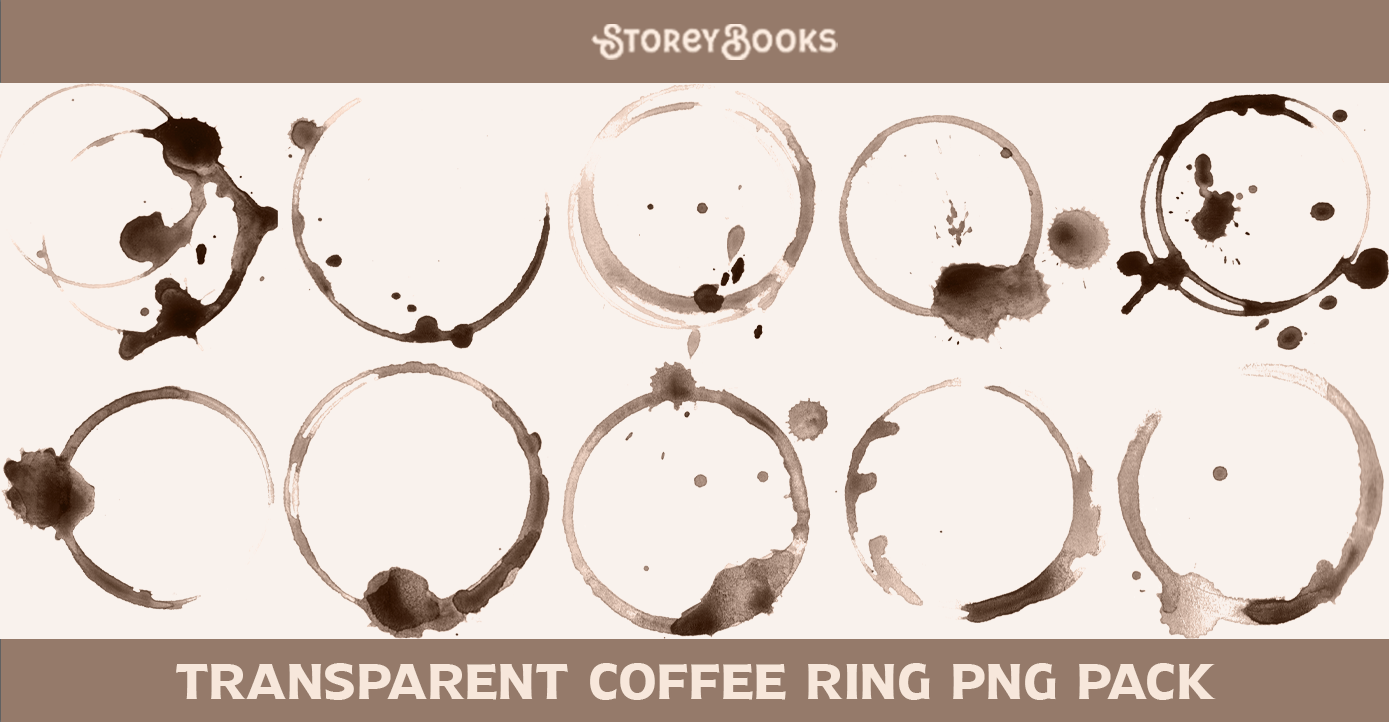 Transparent Coffee Ring Splash Circle PNG Pack by storeybooks on DeviantArt