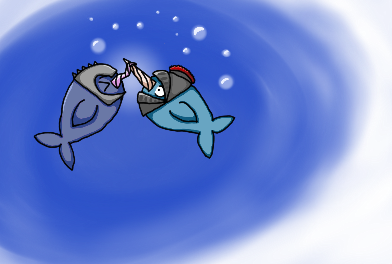 Narwhals. by bug-dealer on DeviantArt