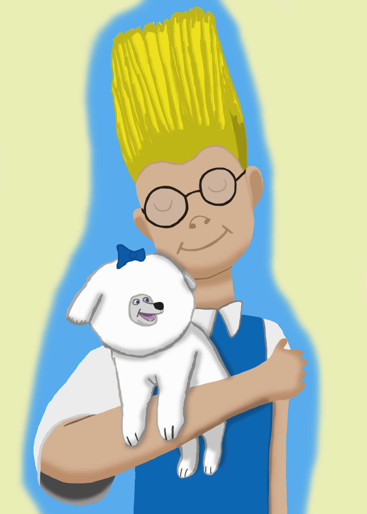 Lewis hug Fifi by beagle162 on DeviantArt