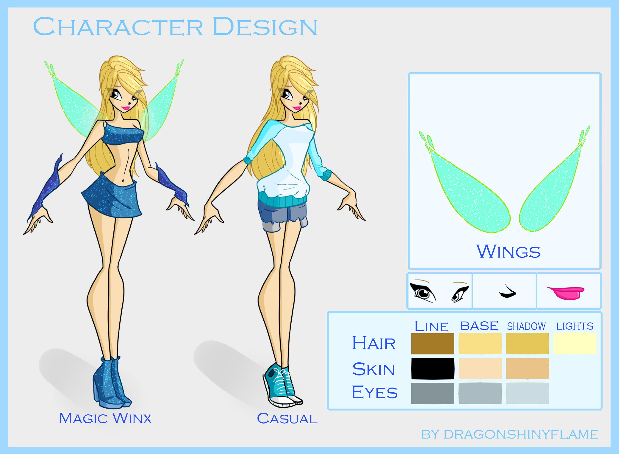 Winx: Character Commission by DragonShinyFlame on DeviantArt