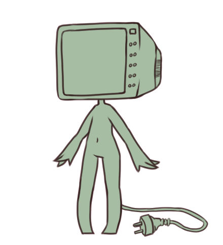 F2U Chibi TV Head Base - Tricky--Kiddo by heartof-theforest on DeviantArt