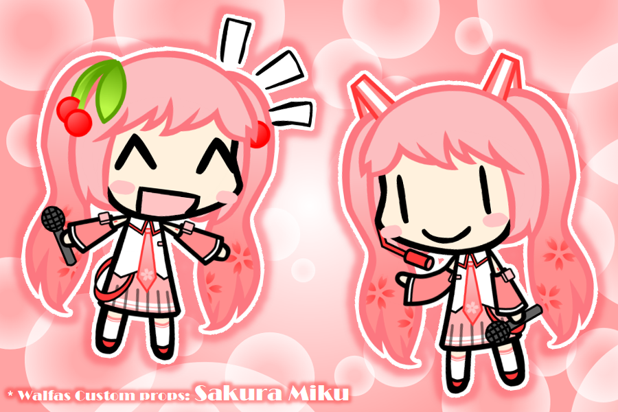 [Walfas]Sakura Miku(props) by tsunetake1012 on DeviantArt