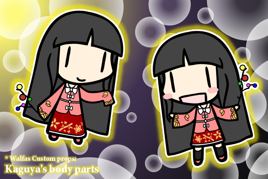 [Walfas]Kaguya's body(customized)(props) by tsunetake1012 on DeviantArt