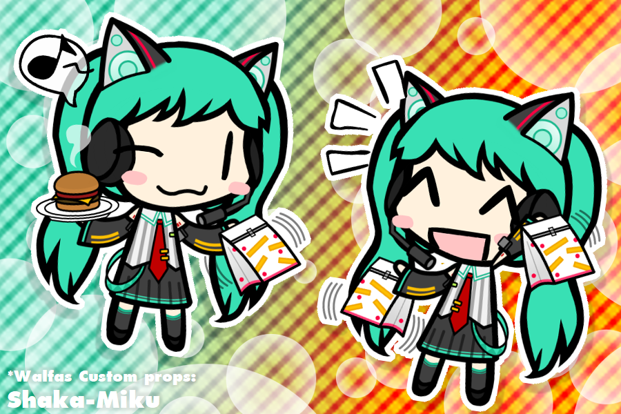 [Walfas]Shaka Miku(props) by tsunetake1012 on DeviantArt