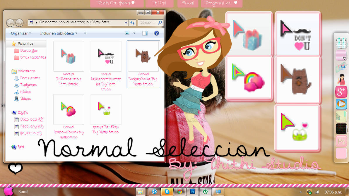 Cursorsitos Normal Seleccion by Me!!! by ThithiStudio on DeviantArt