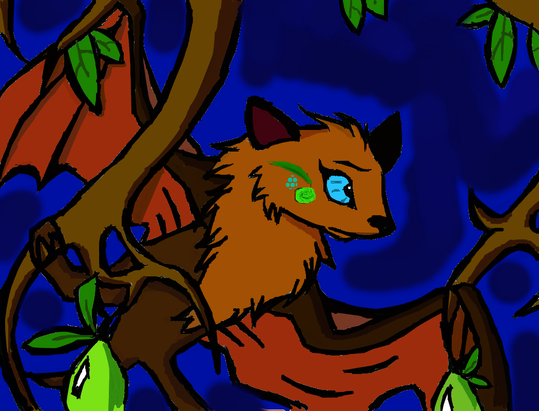 Queen Fruit Bat by Alkry on DeviantArt