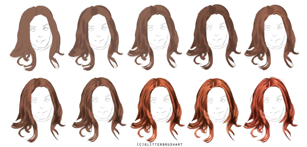 how to draw realistic hair in photoshop